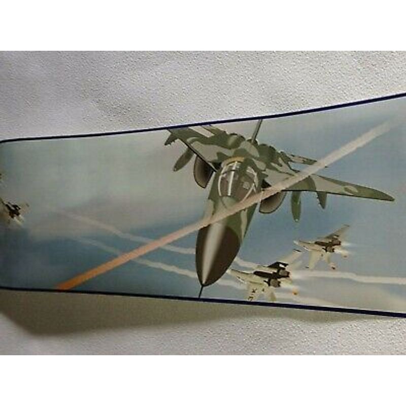 FIGHTER JET MILITARY AIRPLANES AIR FORCE PREPASTED WALLPAPER BORDER ...