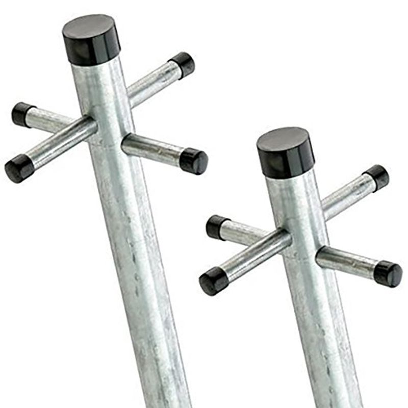 WatsonLok 2.4m Twin Pack Galvanised Washing Clothes Post Line - Online ...