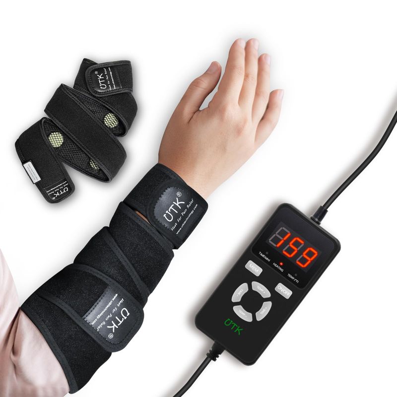 UTK Jade Infrared Heating Pad Wrap, Far Infrared Therapy Flexible Wraps ...