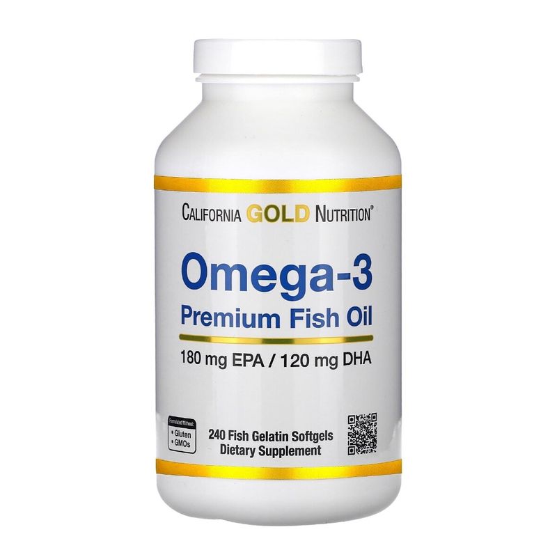 Omega-3 Premium Fish Oil, 120 Fish Gelatin Softgels - Online Marketplace - EveryMarket