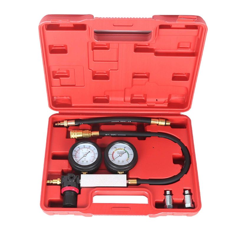 Trintion Oil Pressure Tester Maximum 100 PSI Cylinder Tester Car Petrol ...