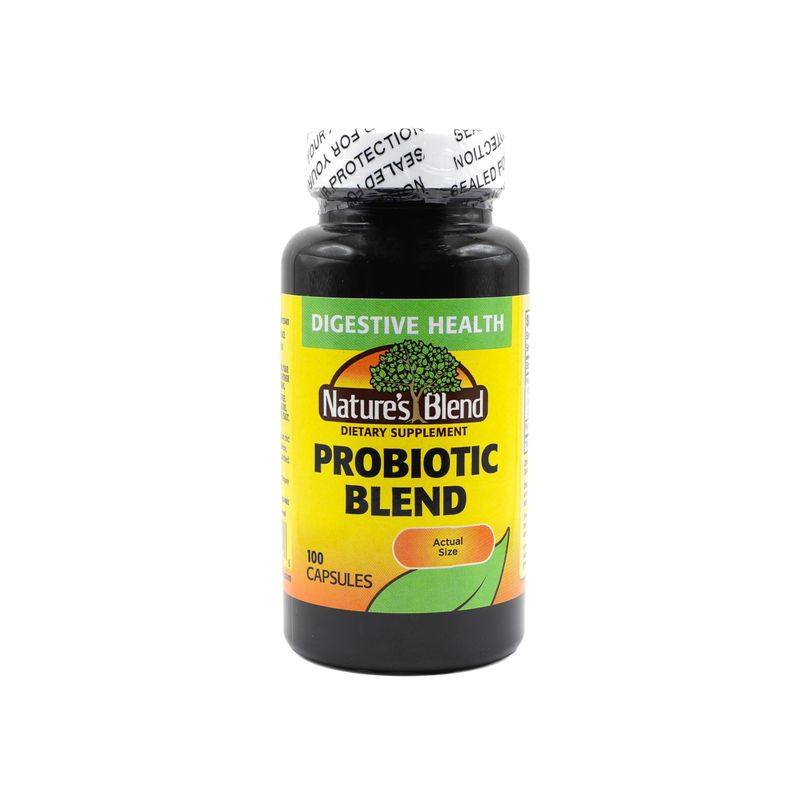 Nature's Blend Probiotic Blend 2 Million Cfu 100 Caps, White - EveryMarket