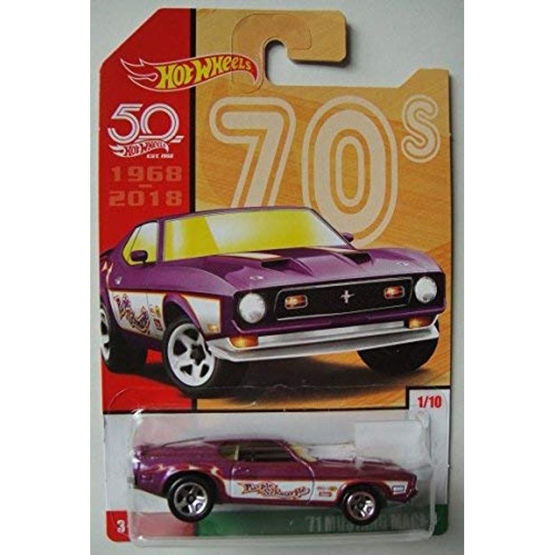 Hot Wheels 70s, Magenta '71 Mustang MACH 1 1/10 50TH Anniversary ...