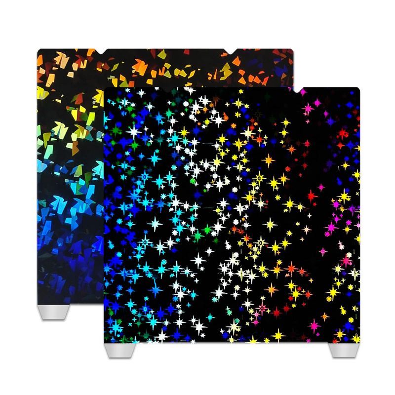 Upgrade H1H Build Plate 310x315mm K1 Max Build Plate,Smooth Holographic ...