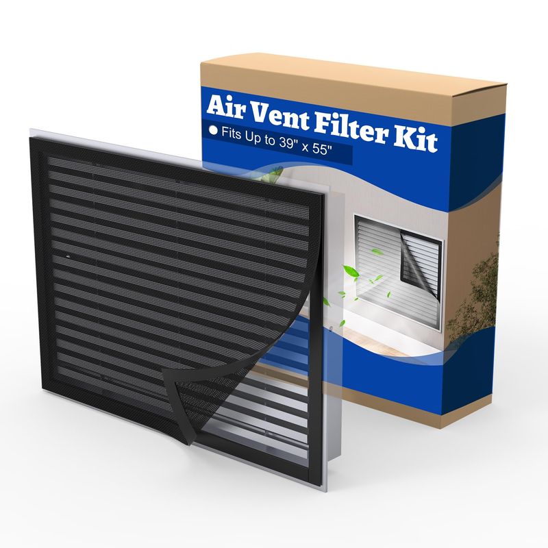 Wintcomfort Air Vent Filter Kit, 39"x55" Cut to Fit Micro Mesh Filter ...