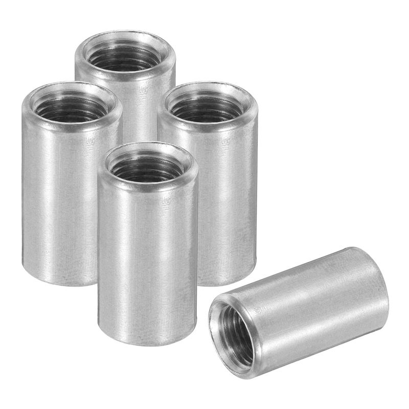 PATIKIL 1/8" NPT Female Weld Coupling, 5 Pack 304 Stainless Steel ...