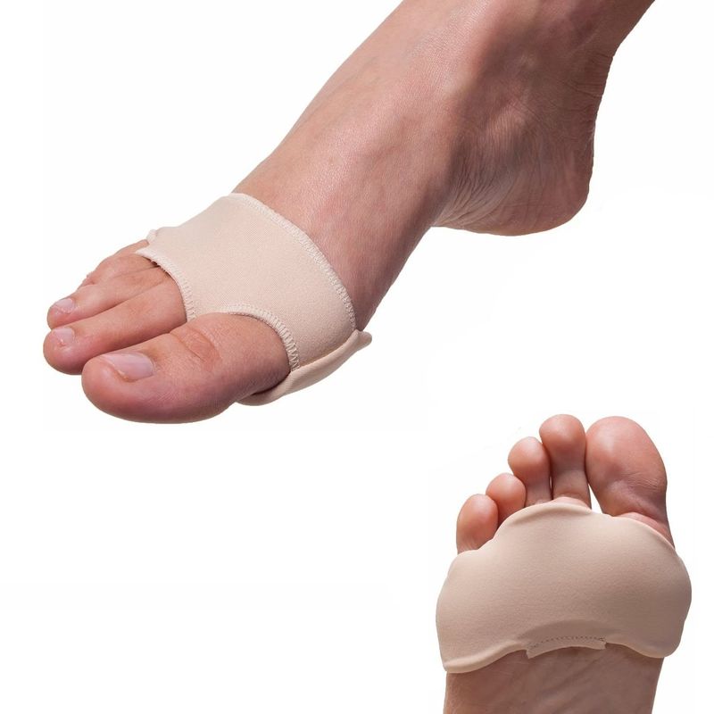 Fabric Gel Metatarsal Pads Ball of Foot Cushion from PEDIMEND, Morton's ...