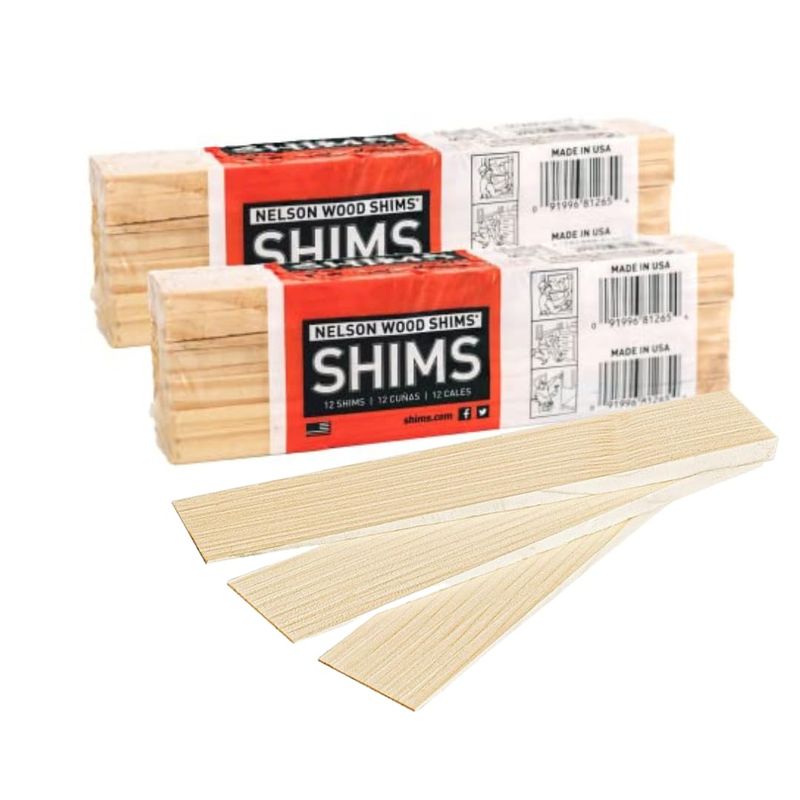 Nelson Wood Shims - DIY Bundle Wood Shims 8-Inch Shims, High ...