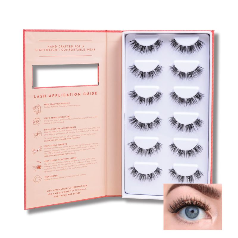 FlutterHabit The Sweetheart Curly Lashes - DIY lash Extensions [1 month ...