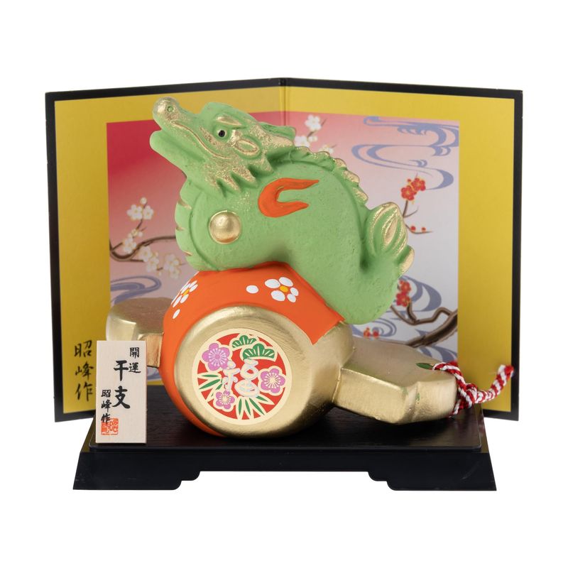 Seto Pottery Sha 2024 Zodiac Figurine Figurine Compact Dragon Dragon ...