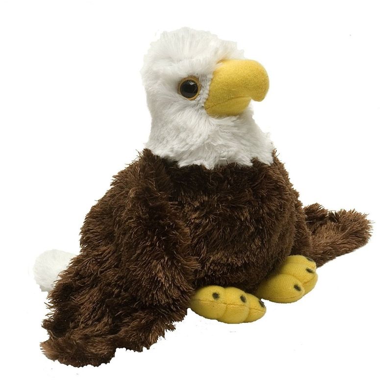 Wild Republic Bald Eagle Plush, Stuffed Animal, Plush Toy, Gifts for ...