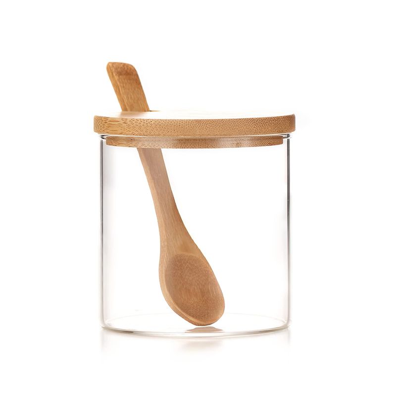 INCETUE 1pcs Condiment Pot, Seasoning Containers box, Glass Jar with ...