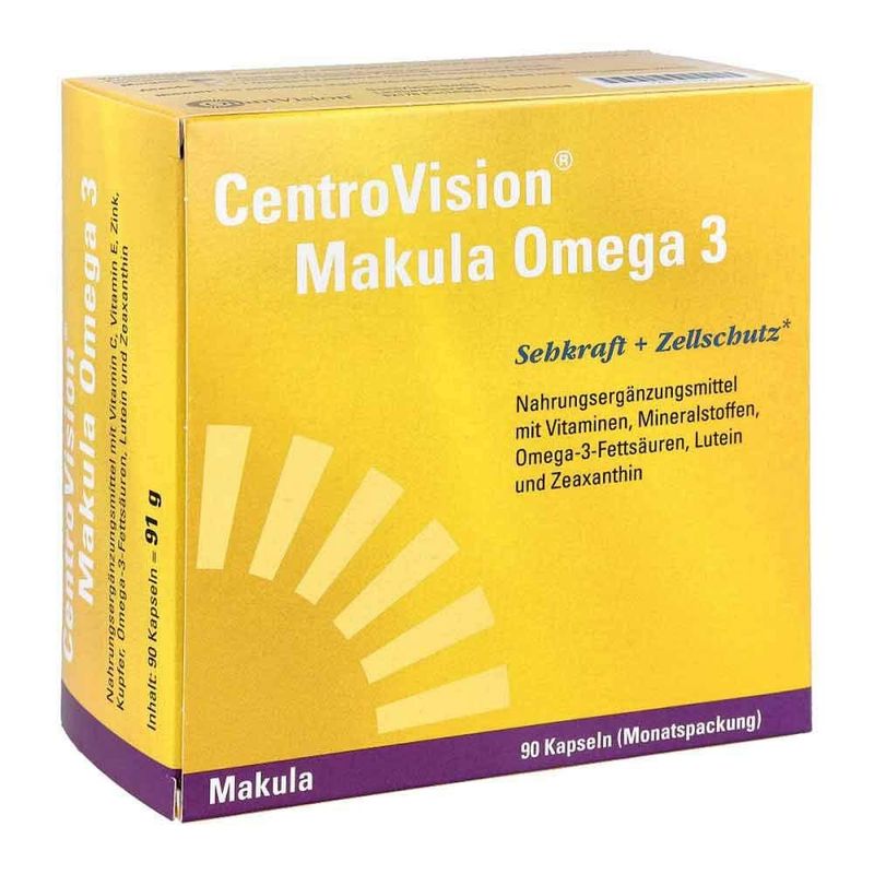 CentroVision Macula Omega 3 - To Maintain Normal Vision, Dietary ...
