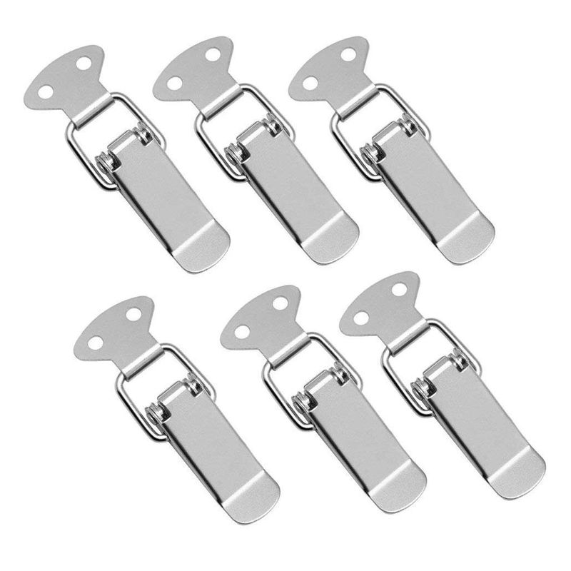 Gasea 6 Packs Stainless Steel Spring Loaded Toggle Latch Catch Hasp ...