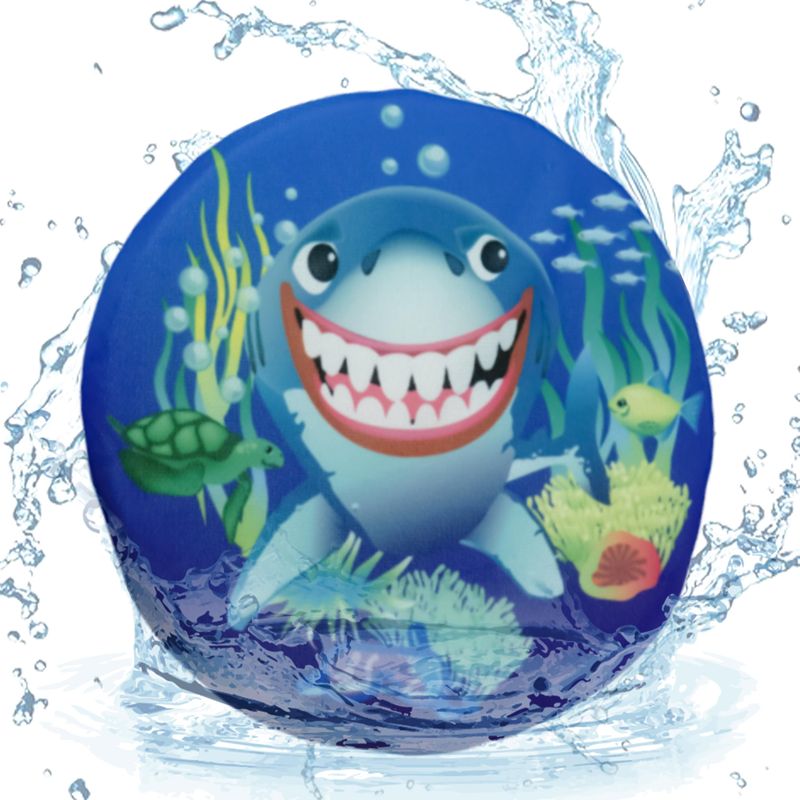 1x Shark Design Splash Water Skimmer, Water Flying Disc Toy, Parent ...