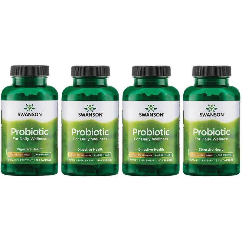 Swanson Probiotic - Digestive Health Supplement w/ 1 Billion CFU per ...