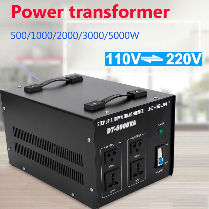 Heavy Duty 5000W 10000W Voltage Transformer Step Up/Down 110V to 220V Converter - Online ...