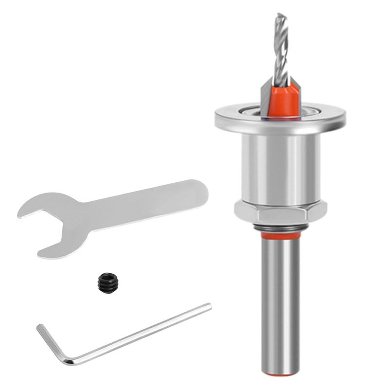 Countersink Drill Bit, Adjustable Tapered Countersink Self Tapping ...