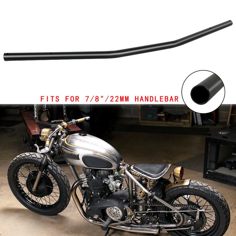 Motorcycle 7/8" 22mm Handlebars Tracker Drag Bars For Triumph ...
