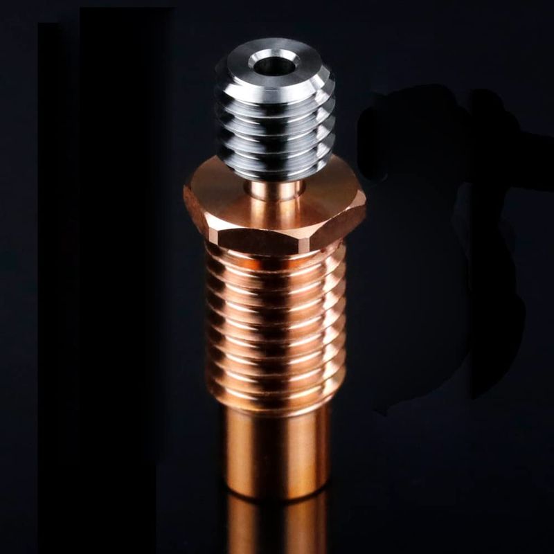 Upgrade All Metal BiMetal Heatbreak Titanium Copper Bi Metal Throat ...