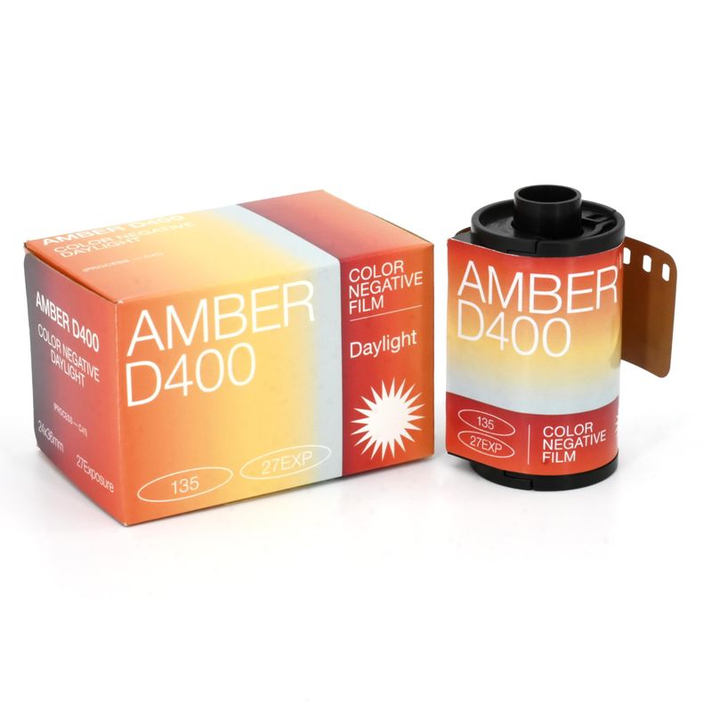 RETO Amber D400 35mm Color Negative Cine Film, 27EXP, ISO400, 135 ...