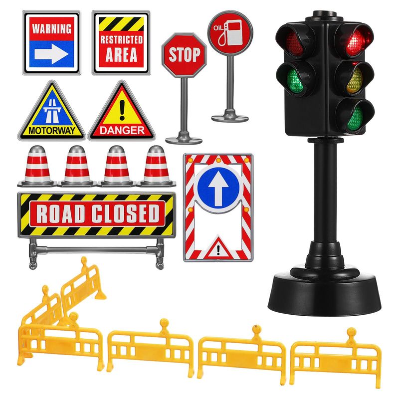 TOYANDONA 1 Set Traffic Light Toy, Traffic Signal Light Toy Traffic ...