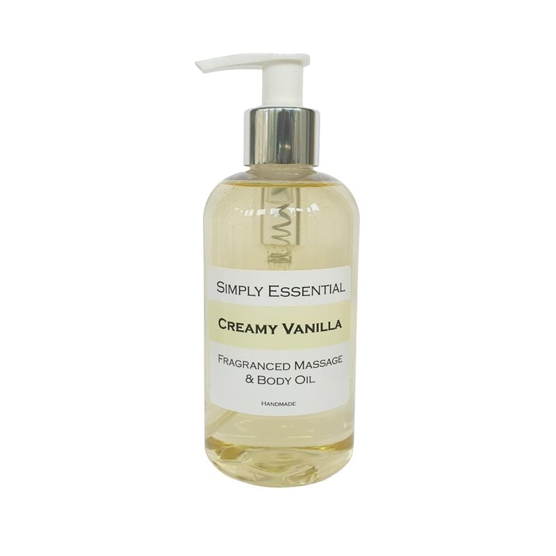 Simply Essential Creamy Vanilla Body Massage oil 250ml - Online ...