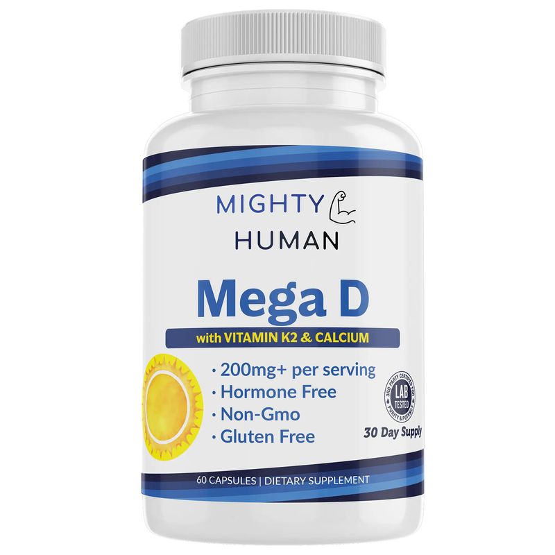 Mega D - Vitamin D with K2 and Calcium - 60 Capsules - Online ...