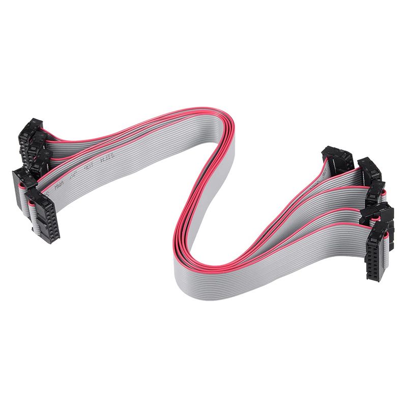 uxcell IDC Cable Flat Ribbon Cable Female Connector Extension Wire Adapter 16 Pin 2.54mm Pitch ...