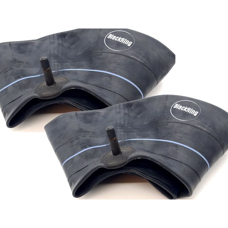 BlackRing 2x Inner Tubes 16x6.50-8 TR13 Straight Valve Ride On Lawn ...