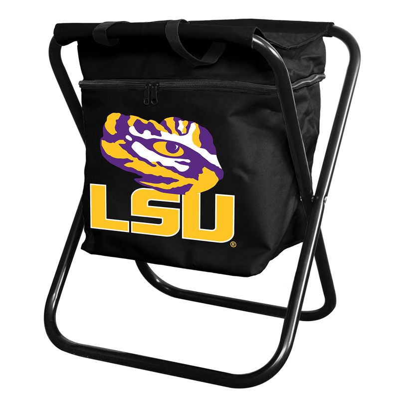 LSU Tigers Tailgate Cooler Quad Chair - Online Marketplace - EveryMarket