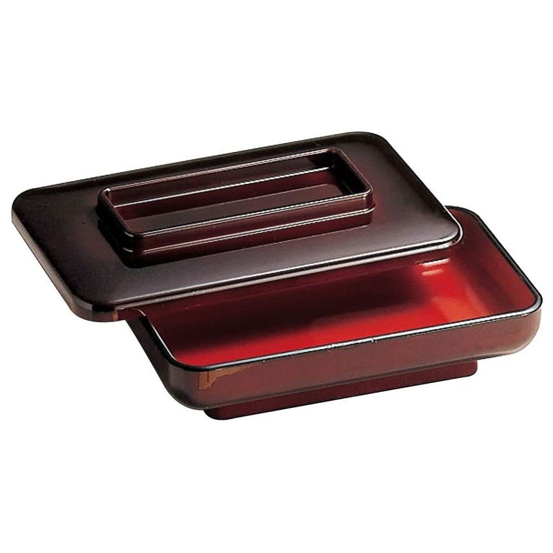 J-kitchens 884 Unagi Flat Unagi Flat Unagi Box (Inner Vermilion) (Lid ...
