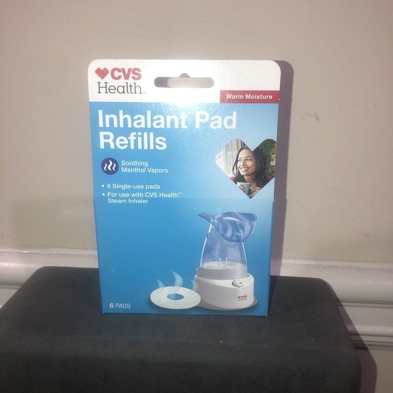 CVS health inhalant pad refills, soothing menthol vapors 6 pads ...