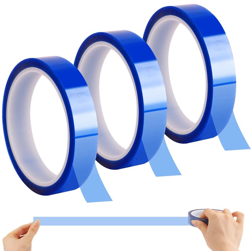 3 Rolls Heat Resistant Tape, Sublimation Tape, Heat Tape Sublimation ...