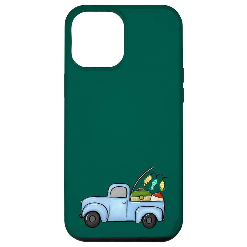 iPhone 12 Pro Max Forest Green Trendy Pickup Truck Fishing Tackle Box ...