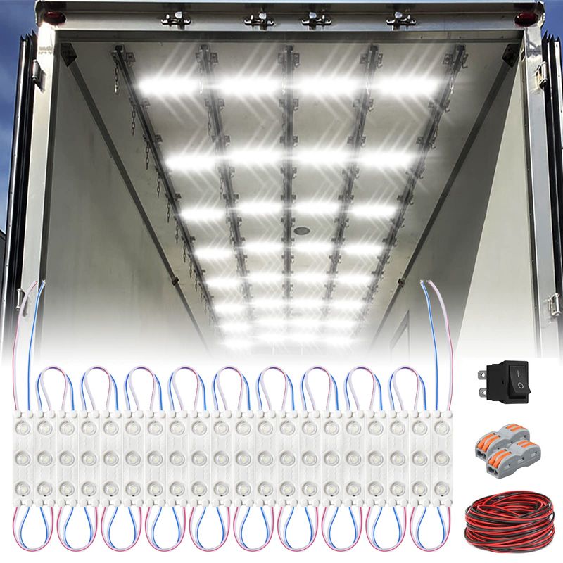 Van interior led lights LED Module Ceiling Lamp for Car Van Truck Auto ...