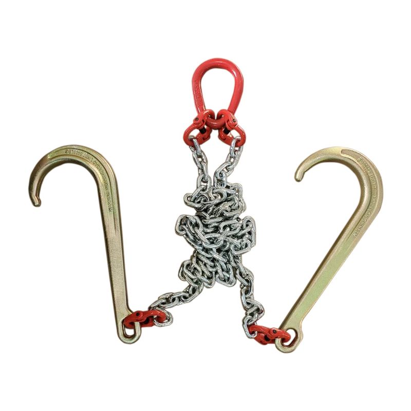 J-Hook Chain, Chain Sling, 2 Hanging Tow Hooks, Sling Chain, Tow Chain ...