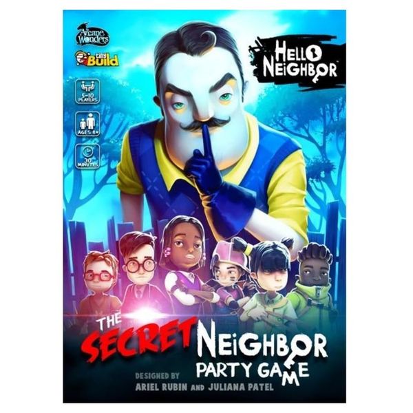 Arcane Wonders Hello Neighbor The Secret Neighbor Party Game , Blue ...