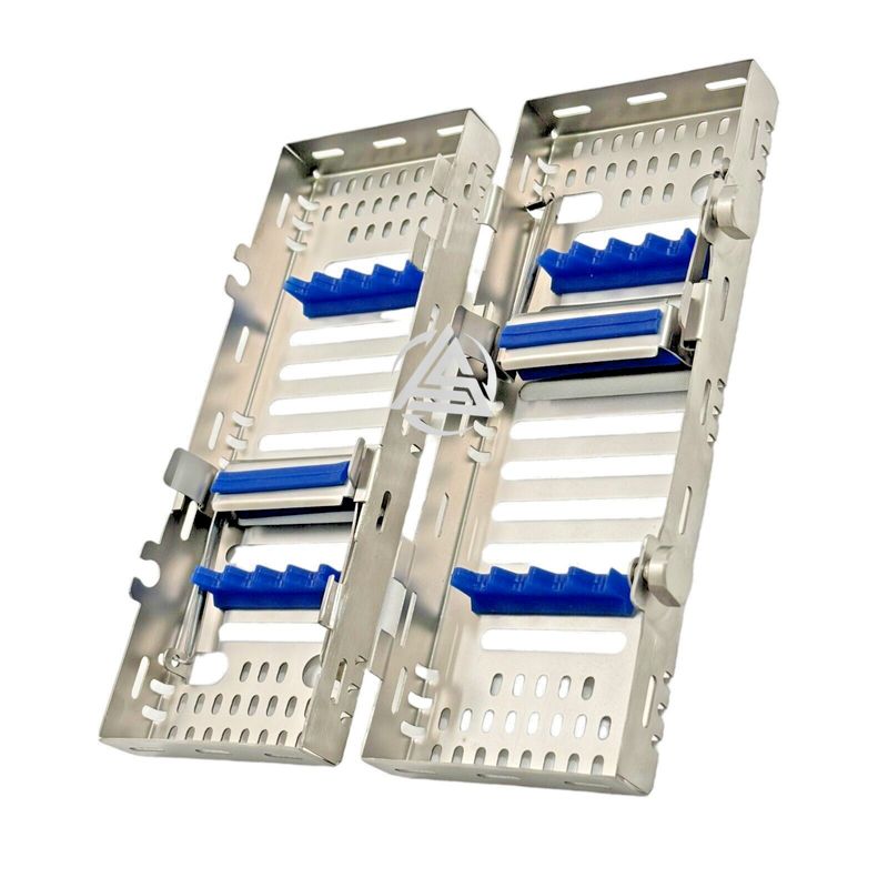 Double Decker Dental Surgical Sterilization Autoclave Cassette for 8 ...