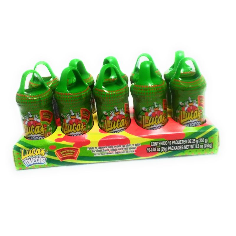 Lucas Muecas Pepino Cucumber Flavored Lollipop with Chili Powder ...