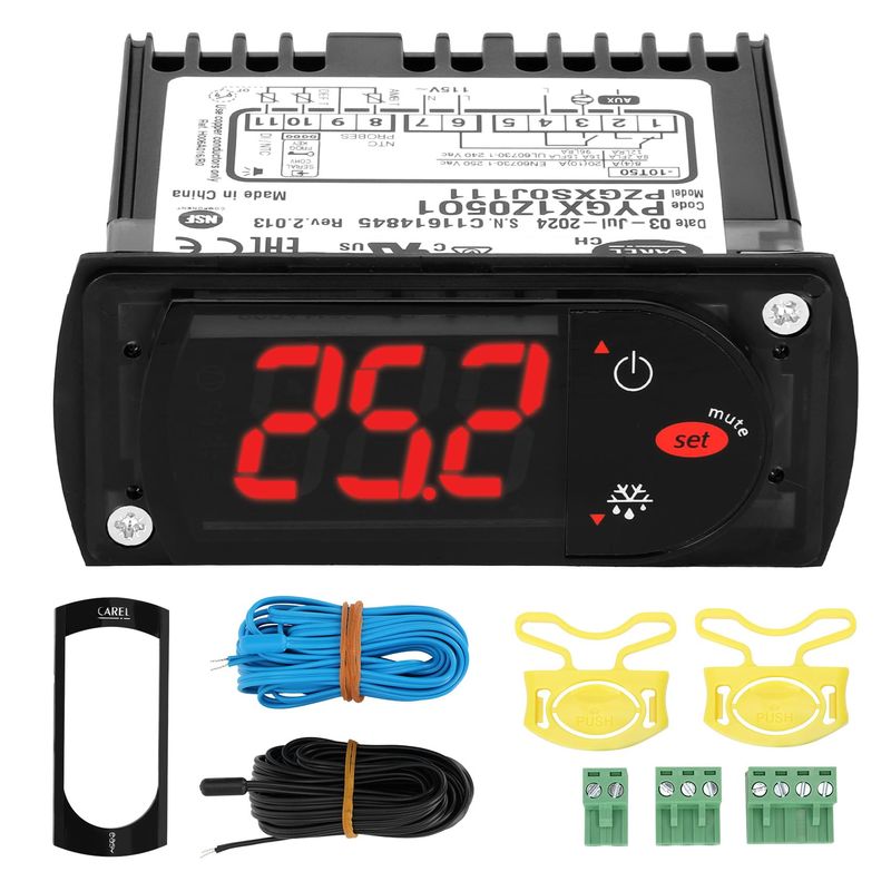 Upgraded PZGXS0J111 Temperature Thermostat with 2 * 10FT NTC Probe ...