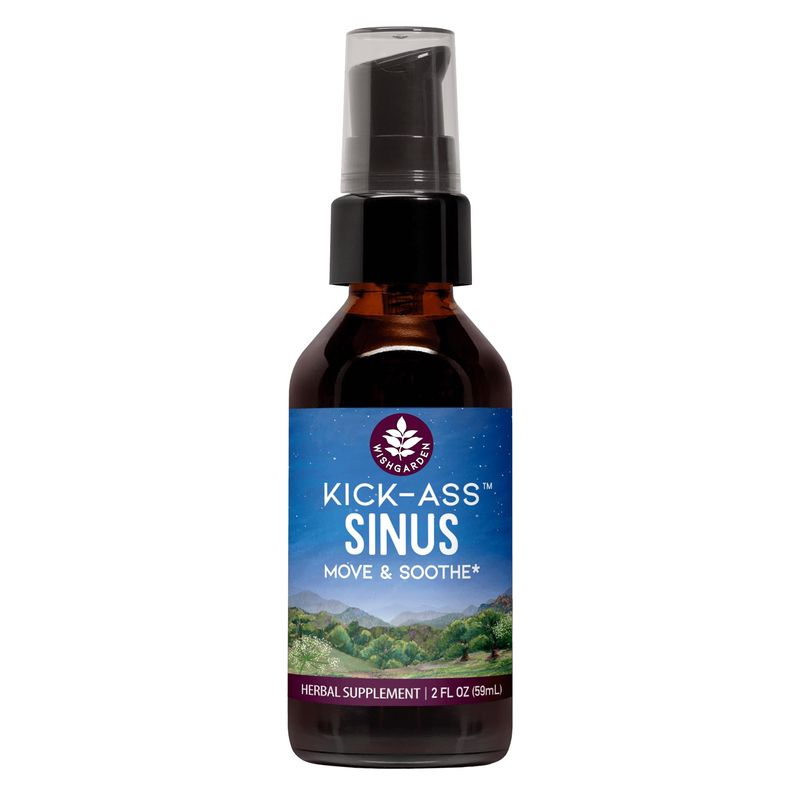 WishGarden Herbs Kick-Ass Sinus - Herbal Sinus Relief, Sinus Congestion ...