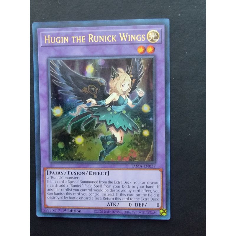 Hugin The Runick Wings - TAMA-EN037 - Tactical Masters - Ultra Rare ...