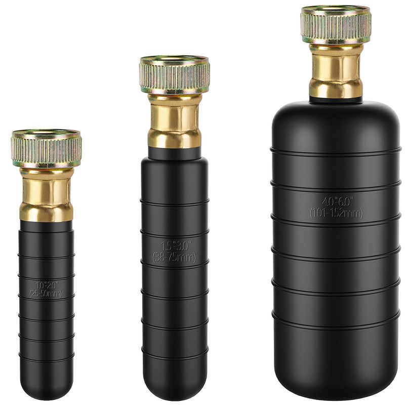 Nkiy Quen 3 Pcs Drain Bladders,Rubber Bladder Drain Cleaners Fit 1" to ...