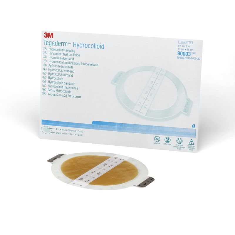 3M 90003 Tegaderm Hydrocolloid Dressing (Pack of 5) - Online ...
