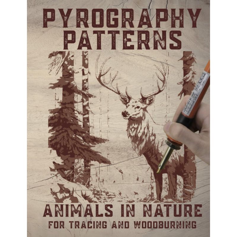 Pyrography Patterns: Animals in Nature for Tracing & Woodburning ...