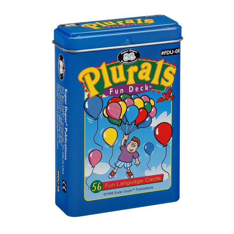 Super Duper Publications | Plurals Fun Deck Flash Cards | Educational Learning Resource for ...