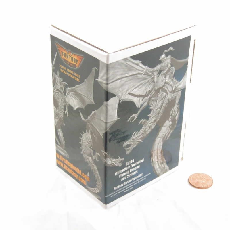 Wondertrail Millendarr Frostwind Flying Dragon Figure Kit 28mm Heroic ...