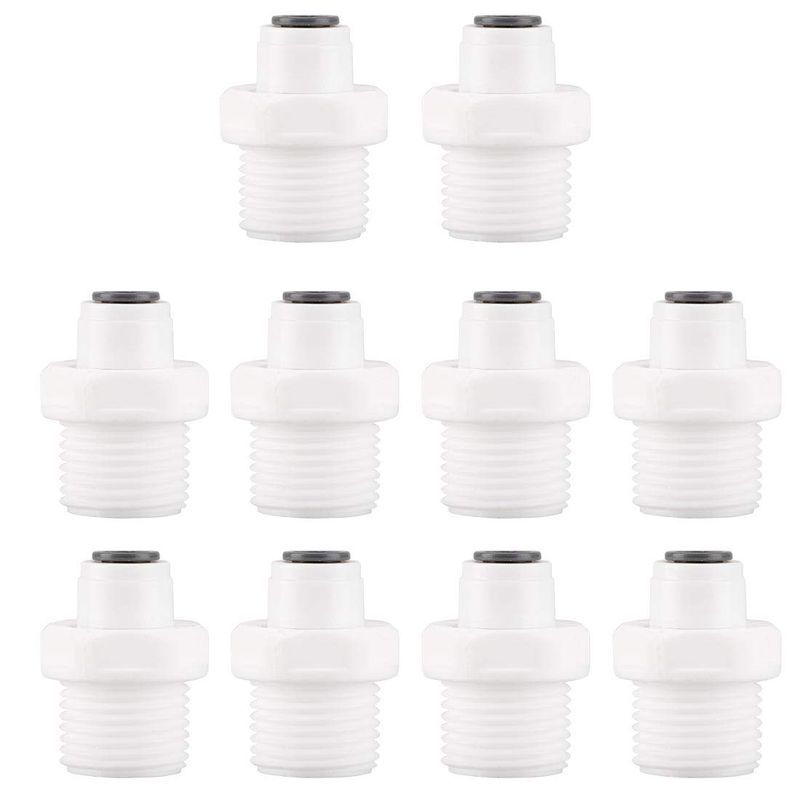 uxcell Quick Connect Durable Water Filter Tube Fittings Push-in ...