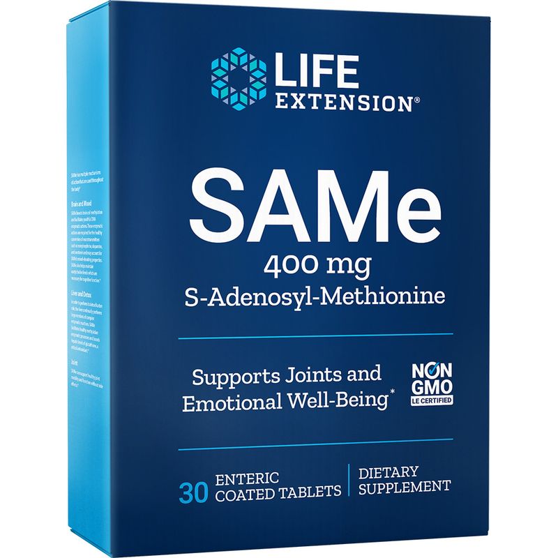 SAMe, 400 mg, 30 enteric-coated tablets - Online Marketplace - EveryMarket